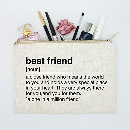 Best Friend Gift, Toiletry Bag, for Best Friend, Friend Definition, Cosmetic Bag, Makeup Case, Bestie Gift, Sister Gift