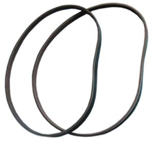 2 (two) drive belt 124.32607 suitable for sears craftsman band saw