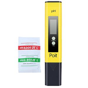 ph meter tester kit, digital ph meter, 0.01 resolution