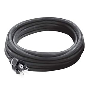 sun joe pjext20-163-blk vinyl landscape outdoor 20-foot extension cord, black