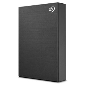 seagate sthp5000400 backup plus 5tb external hard drive portable hdd - black usb 3.0 for pc laptop and mac, 1 year myliocreate, 2 months adobe cc photography, 2-year rescue service