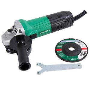 metabo hpt angle grinder, 4-1/2-inch, 5.1-amp motor, small grip diameter, 4 lbs (g12ss2)