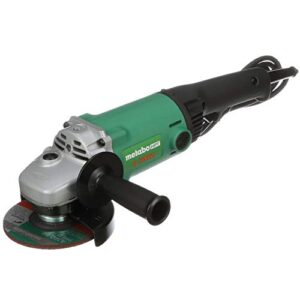 Metabo HPT Angle Grinder, 5-Inch, 11-Amp Dust-Resistant Motor, Trigger Lock-On, 10,000 RPM, Compact & Lightweight Design, 1-Year Warranty (G13SC2)