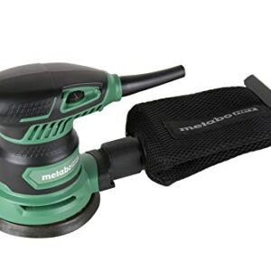 Metabo HPT 5-Inch Random Orbit Sander | Variable Speed | Powerful 230W 2.8 Amp Motor | Soft Elastomer Grip | Includes 5 Pieces of Sanding Paper, Dust Bag, Vacuum Adapter | 5-Year Warranty | SV13YST