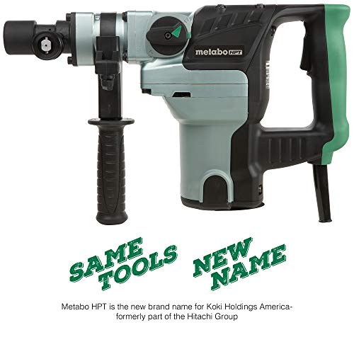 Metabo HPT Rotary Hammer, 8.4-Amp Motor, 1-1/2-Inch Spline Shank, Adjustable 360 Degree Side Handle (DH38YE2)