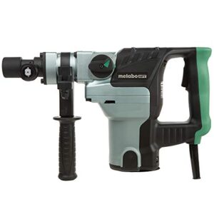 metabo hpt rotary hammer, 8.4-amp motor, 1-1/2-inch spline shank, adjustable 360 degree side handle (dh38ye2)