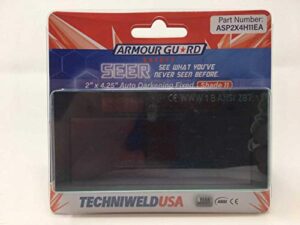 techniweld asp2x4h11ea seer solar auto welding lens 2 x 4.25" shades 9, 10, 11, or 12 shade 3 off (shade 11)