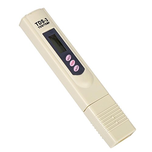 Handheld Water Quality Hardness Purity Total Dissolved Solids TDS Meter Digital LCD 0-9990 PPM Temperature from 0-99° C by Envistia Mall