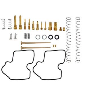 Autoparts Pack of 2 Carburetor Rebuild Kit Replacement for Kawasaki KFX700 2004-2009 ATV