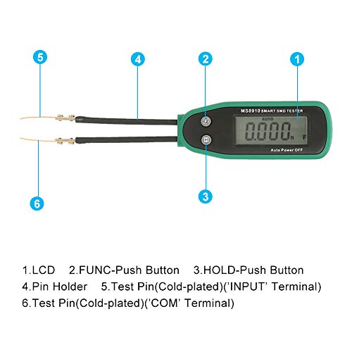 Resistance Tester Resistance Capacitance Meter MASTECH MS8910 Resistance Capacitance Meter SMD Tester