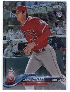 2018 topps chrome variations refractors #150 shohei ohtani rc - los angeles angels baseball card (sp - short print/rookie card) nm-mt