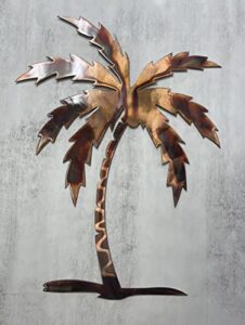 palm tree metal wall art decor in 12", 16", 18" 20", 26",30" and 36"