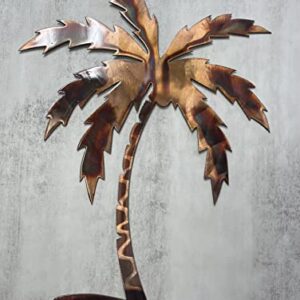 Palm Tree Metal Wall Art Decor in 12", 16", 18" 20", 26",30" and 36"