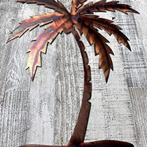 Palm Tree Metal Wall Art Decor in 12", 16", 18" 20", 26",30" and 36"