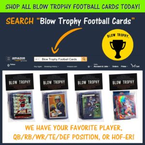 Tom Brady Football Card Bundle, Set of 6 Assorted Tampa Bay Buccaneers New England Patriots and Michigan Wolverines Football Cards of Quarterback Super Bowl Champion Protected by Sleeve and Toploader