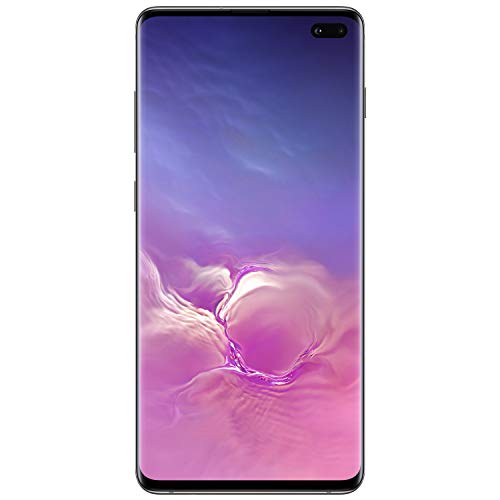 Samsung Galaxy S10+ Factory Unlocked Android Cell Phone | US Version | 1TB of Storage | Fingerprint ID and Facial Recognition | Long-Lasting Battery | Ceramic Black