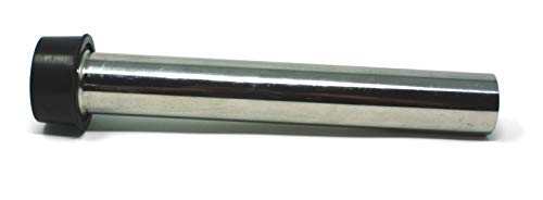 Regency Stainless Steel Metal Bar Sink Overflow Pipe: 10" Inches High for 1-1/2" Drain Hole