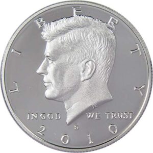 2010 s kennedy half dollar choice proof 90% silver 50c us coin collectible