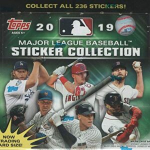 2019 Topps Baseball MLB Stickers Box (50 Packs/4 Stickers)