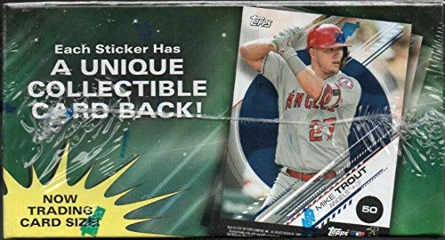 2019 Topps Baseball MLB Stickers Box (50 Packs/4 Stickers)