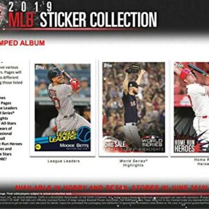 2019 Topps Baseball MLB Stickers Box (50 Packs/4 Stickers)