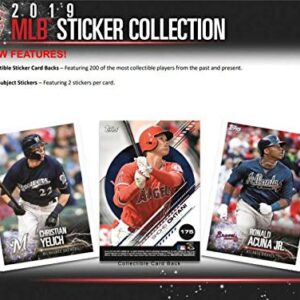 2019 Topps Baseball MLB Stickers Box (50 Packs/4 Stickers)