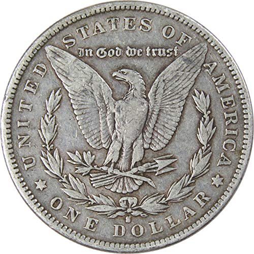 1890 S Morgan Dollar F Fine 90% Silver $1 US Coin Collectible