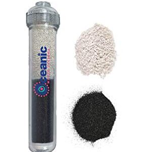 Oceanic Dual Post Carbon (GAC) & pH Alkaline Water Filter Cartridge for RO Systems