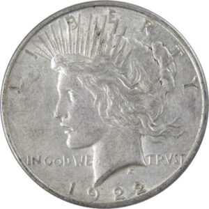 1922 d peace dollar xf ef extremely fine 90% silver $1 us coin collectible