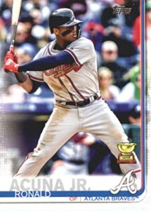 2019 topps baseball #1 ronald acuna jr. atlanta braves