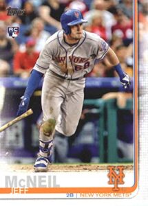 2019 topps baseball #281 jeff mcneil rc rookie new york mets