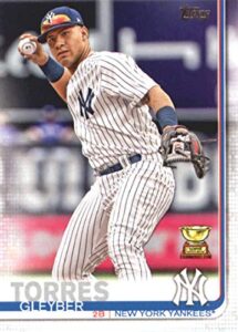 2019 topps baseball #7 gleyber torres new york yankees