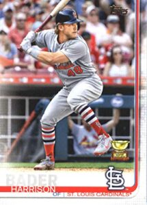 2019 topps baseball #97 harrison bader st. louis cardinals