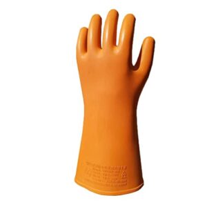 PiPiAnAn Electrical Insulated Lineman Rubber Gloves Class 2 Electrician High Voltage 20KV Safety Protective Work Gloves Insulating for Man Woman