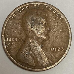 1923 P Lincoln Wheat Penny Average Circulated Good to Fine