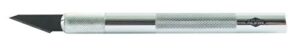 alvin, precision knife, no. 2, aluminum barrel - silver