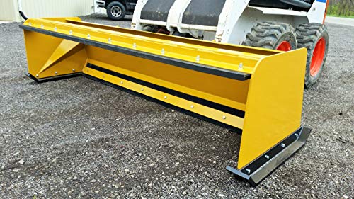 8' XP24 Pullback Skid Steer Snow Pusher