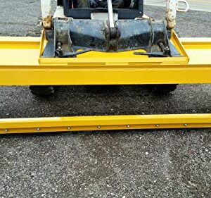 8' XP24 Pullback Skid Steer Snow Pusher