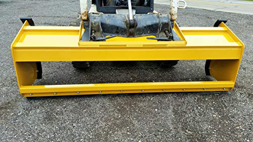 8' XP24 Pullback Skid Steer Snow Pusher