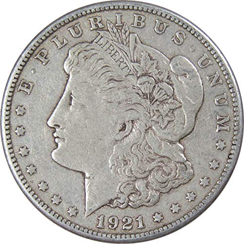 1921 S Morgan Dollar VF Very Fine 90% Silver $1 US Coin Collectible