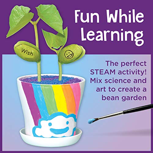 Creativity for Kids Magic Bean Garden, Reveal and Grow Magic Messages - Arts and Crafts for Girls and Boys, Kids Science Kit Ages 5-8+, Unique Gift for Kids