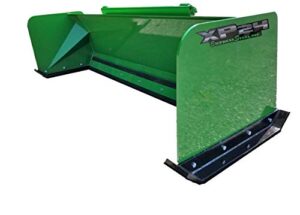 7' xp24 skid steer snow pusher fits john deere