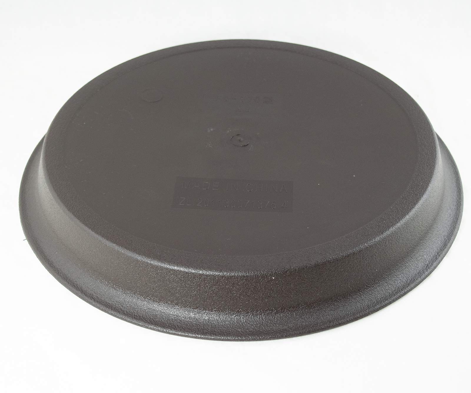 Round Plastic Humidity Tray for Bonsai Tree and Home Garden Plant 12.75"x 12.75"x 1.5" - Dark Brown