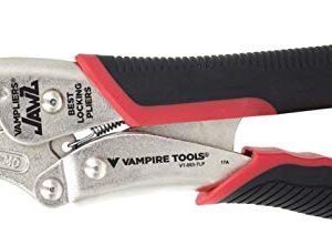 VAMPLIERS: JAWZ 7.5" VISE-GRIP LOCKING PLIERS for Extracting Damaged, Rusted, Stripped, Security, Specialty, Screws, Nuts, and Bolts: VT-003-7LP.