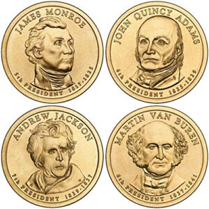 2007 P, D 2007-2020 Presidential Dollars 80 Coin Set in Full Color Littleton Coin Folder Dollar Set Uncirculated