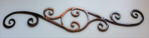 decorative scroll 12" or 24" metal wall art decor