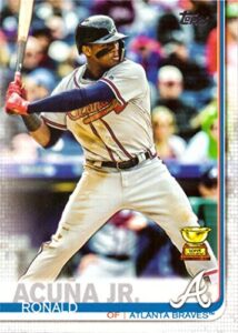 2019 topps #1 ronald acuna jr. baseball card - topps all-star rookie