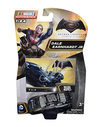 AUTOGRAPHED 2016 Dale Earnhardt Jr. #88 Nationwide Racing BATMAN VS. SUPERMAN CAR (Hendrick) NASCAR Authentics Signed Lionel 1/64 Scale Diecast with COA