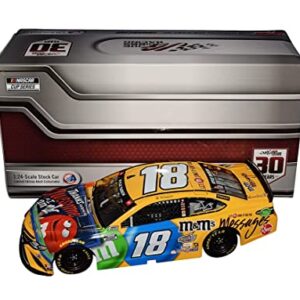 AUTOGRAPHED 2021 Kyle Busch #18 M&Ms Messages Awesome Car (Joe Gibbs Racing) NASCAR Cup Series Signed Lionel 1/24 Scale NASCAR Diecast Car with COA (#497 of only 925 produced)