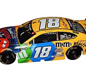 AUTOGRAPHED 2021 Kyle Busch #18 M&Ms Messages Awesome Car (Joe Gibbs Racing) NASCAR Cup Series Signed Lionel 1/24 Scale NASCAR Diecast Car with COA (#497 of only 925 produced)